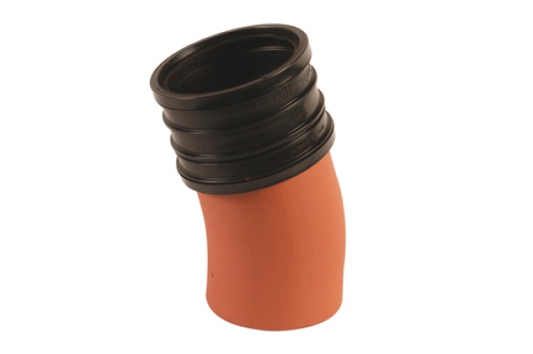 Hepworth Clay Bend Single Socket 15° Ø100mm | Civils Store